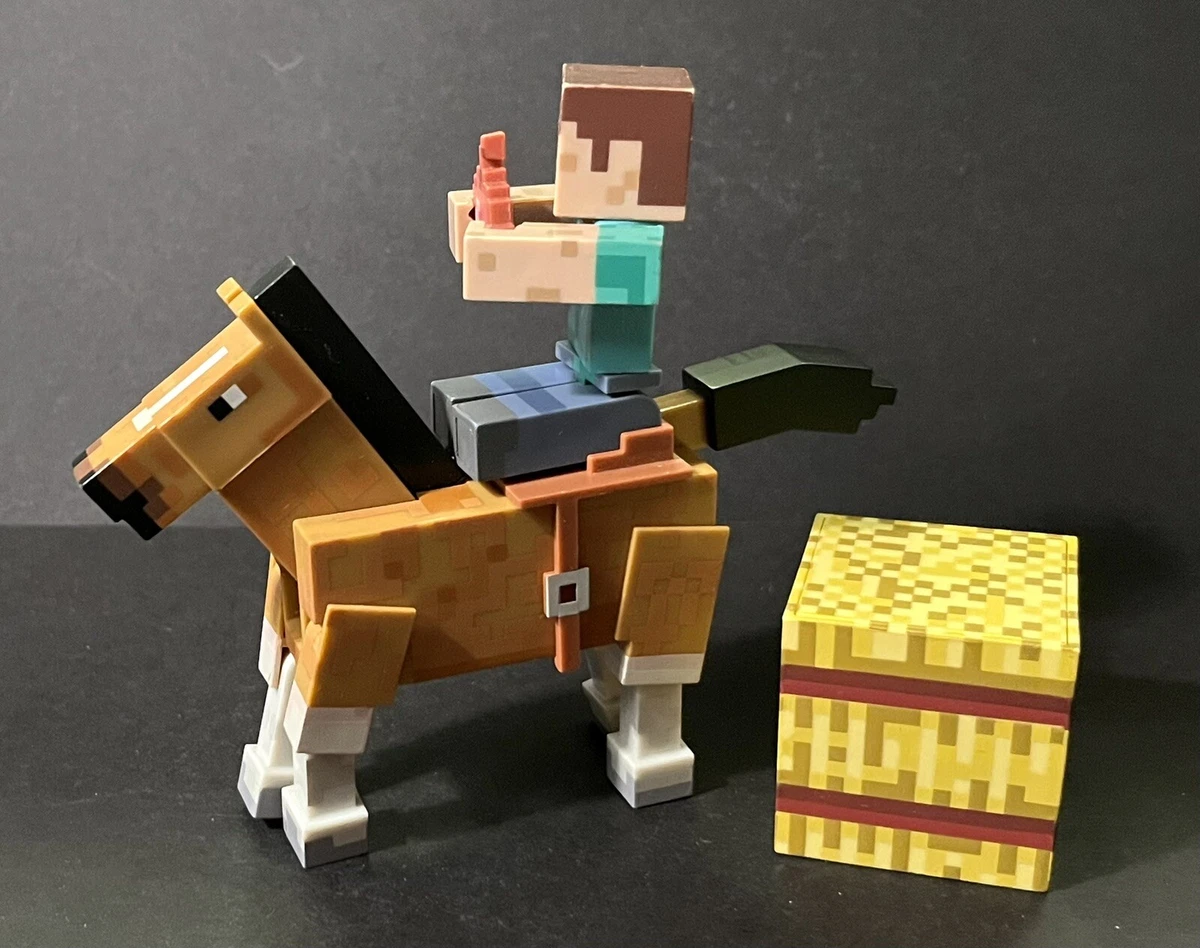 Minecraft Toys Steve And Horse