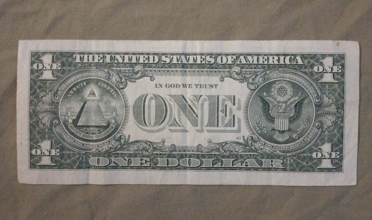 2017 $1 Bill Palindrome Bookends One Dollar Unique Number 99% Cool ...