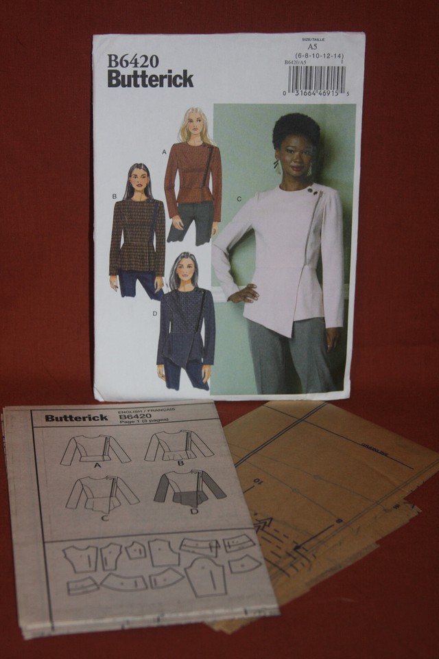 McCall & Butterick Misses JACKET patterns You Choose sizes 6-16 UNCUT ...