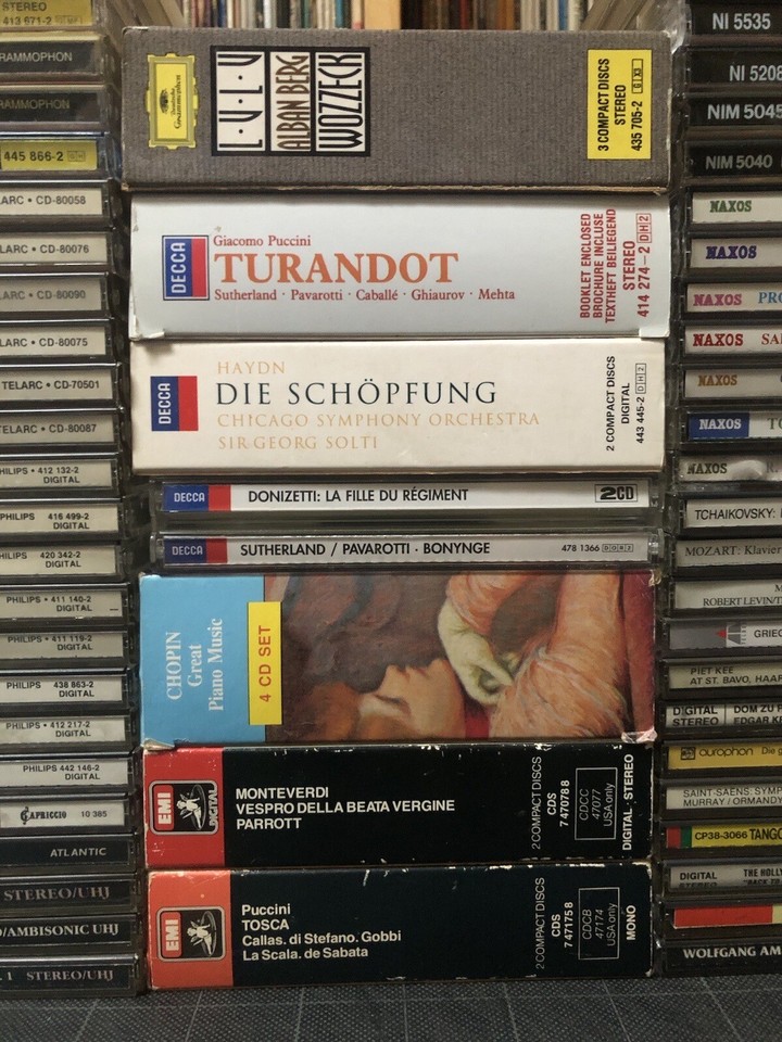 W. Germany/Japan Import Classical/Opera CD Lot (60) DG/TELARC/NIMBUS ...
