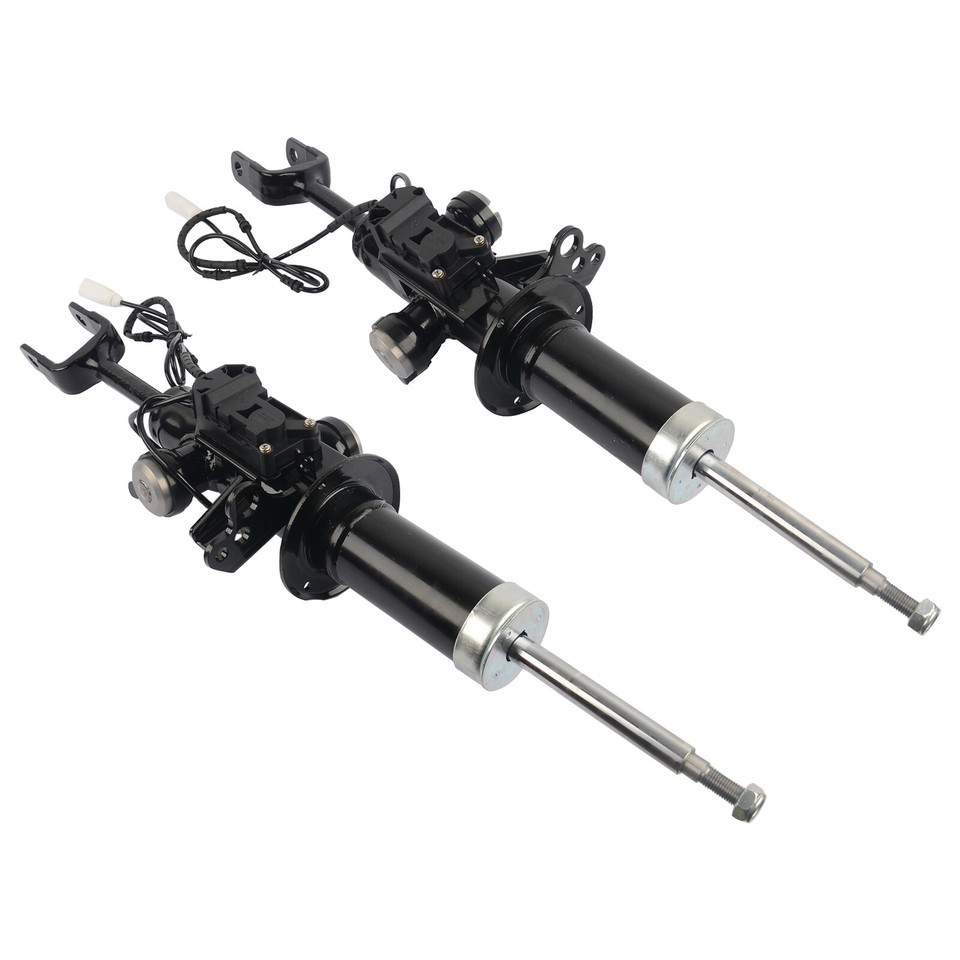 2x Front Hydraulic Shock Struts w/EDC For BMW F01 F02 F07 F10 550i 740i ...
