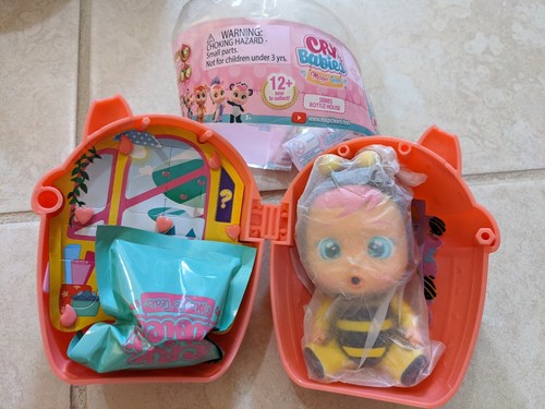 BEETY bee 🐝 Cry Babies Magic Tears Bottle House Mini Doll .. OPENED but ...