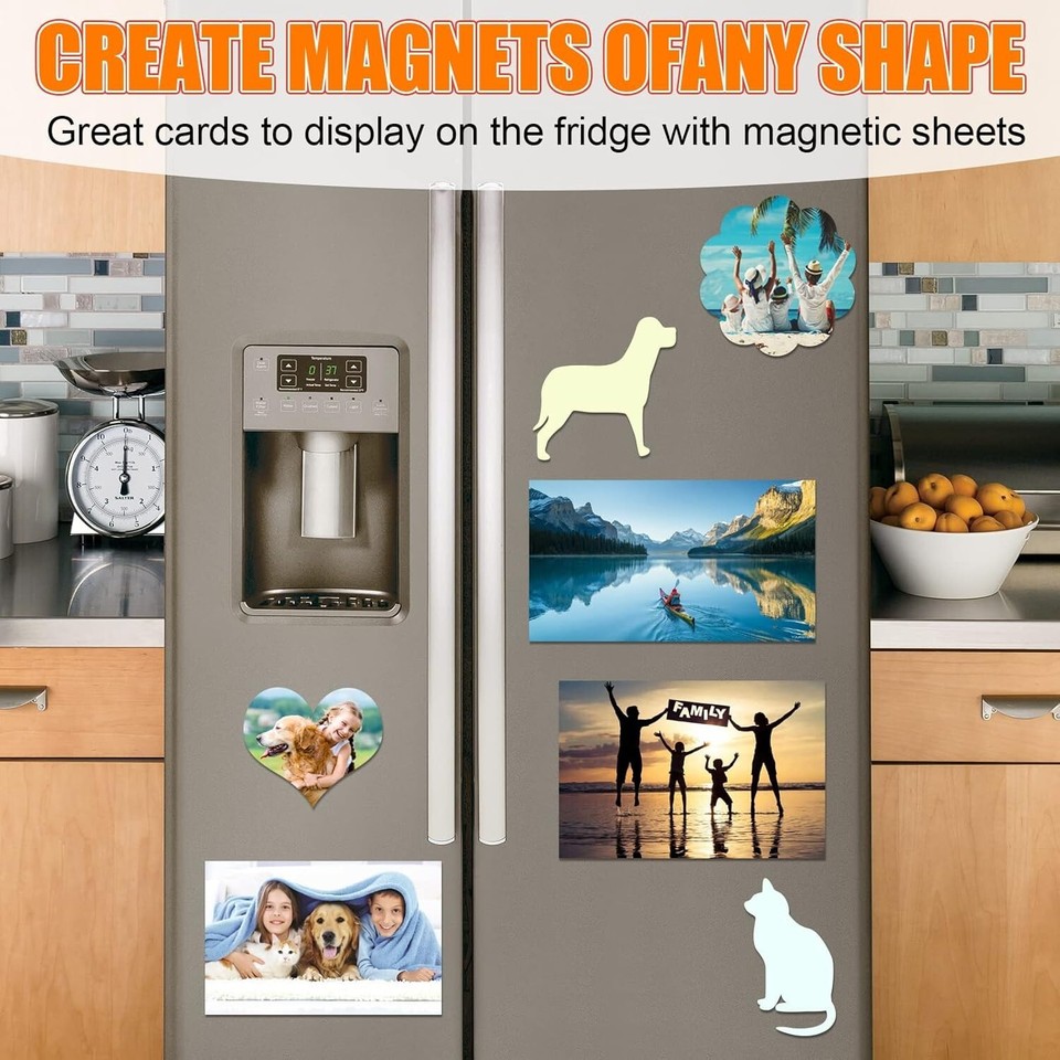 15 Pack Magnetic Sheet with Adhesive Displate Replacement Magnets ...