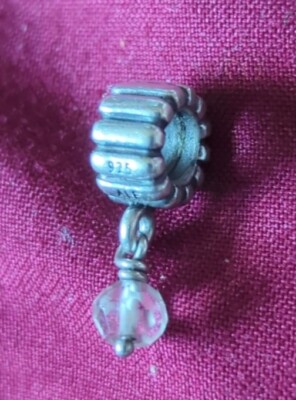 PANDORA April Quartz Birthstone STERLING SILVER CHARM 925 ALE | eBay