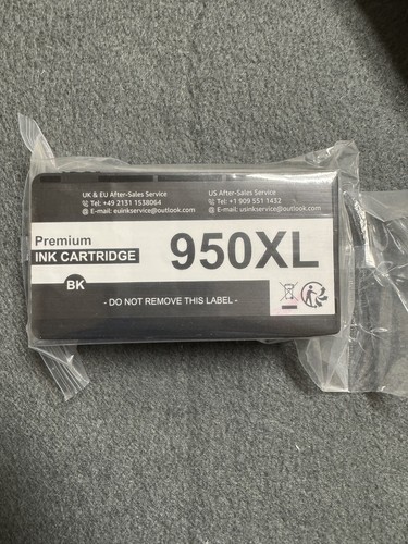 Sealed 950XL Premium ink cartridge black Compatible with HP OfficeJet ...