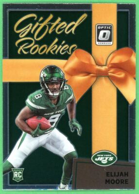 2021 Gifted Rookies Elijah Moore Rookie New York Jets #GR-16 Insert | eBay