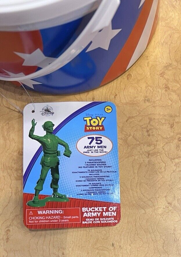 Disney Parks Pixar Toy Story Bucket O Soldiers 75 Complete Green Army ...