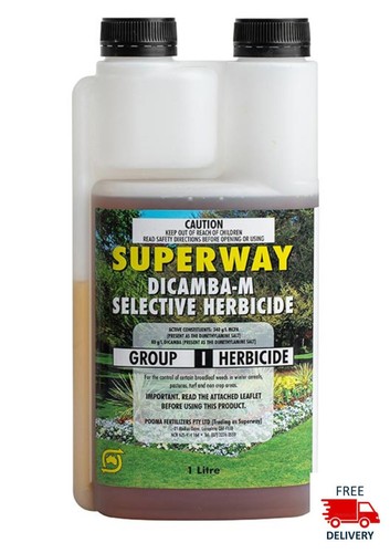 Herbicide Superway Dicamba-M Selective Weedkiller (Dicamba + Mcpa) 1ltr ...