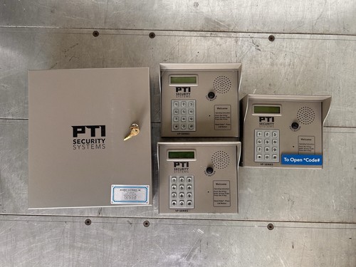 (4) Piece PTI Security Systems VP Series Keypad Controlled Access Set ...