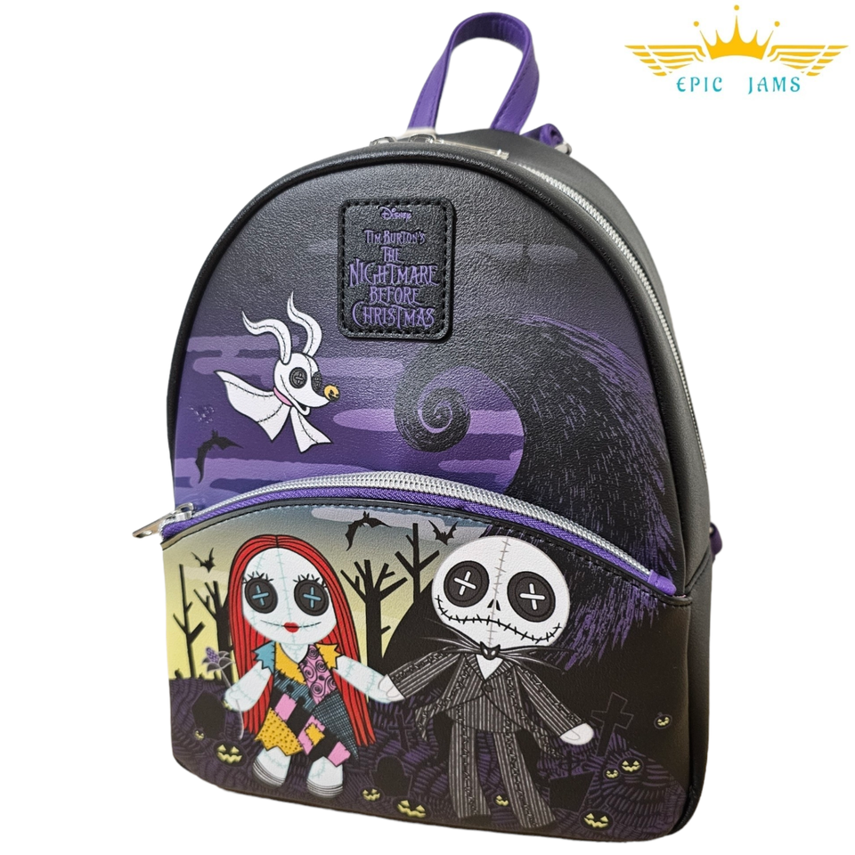 Loungefly Disney The Nightmare Before Christmas Jack & Sally Doll Mini ...