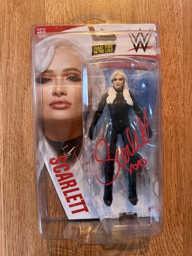 Scarlett Signed WWE Basic Figure JSA coa Auto w/case Usos Tiffany ...