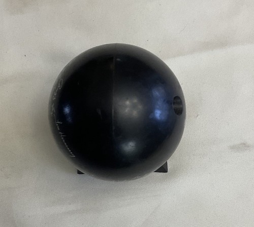 Vintage Brunswick Black Beauty Mini Bowling Ball Coin Bank w/PBA ...