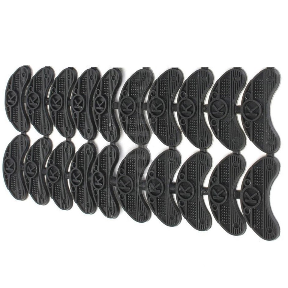 20PCS 10-Pair Rubber Heel Savers Toe Plates Taps DIY Shoe Repair Pads ...