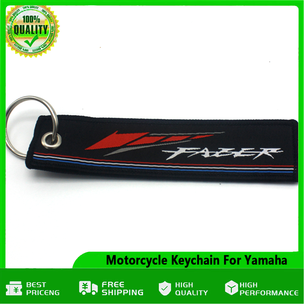 Universal Embroidery Motorcycle Key Ring Badge Keychain Accessories For ...