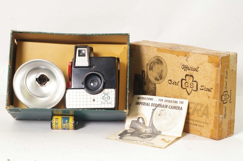 C13162~ OFFICIAL GIRL SCOUT Imperial Debonair Camera & Box | eBay