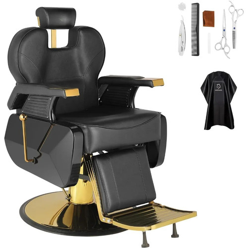 Chair Salon PVC Leather Barber salon stool salon furniture barbershop ...