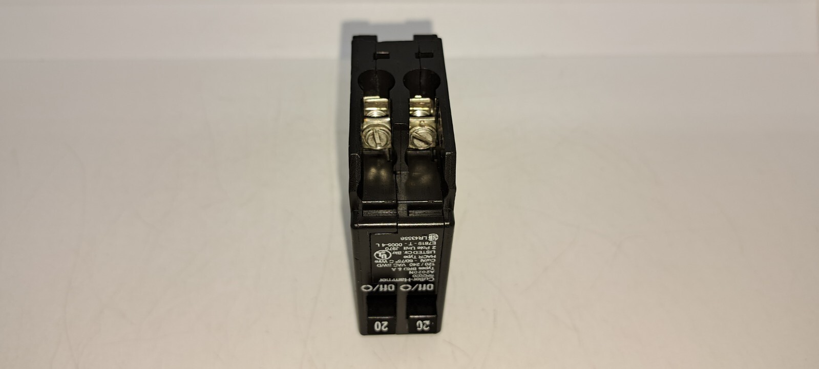 EATON CUTLER HAMMER BR2020 20 Amp 2 Pole Tandem Circuit Breaker A2020N ...