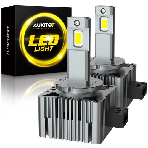 AUXITO 6000K White Headlight Bulbs D1S LED Replacement HID Plug & Play ...
