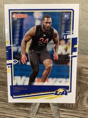 2020 Donruss Rookies #291 Terrell Lewis - Los Angeles Rams | eBay