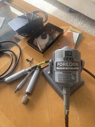 Foredom Flex Shaft Series SR Rotary Tool with Foot Pedal 1.7 Amp TESTED ...