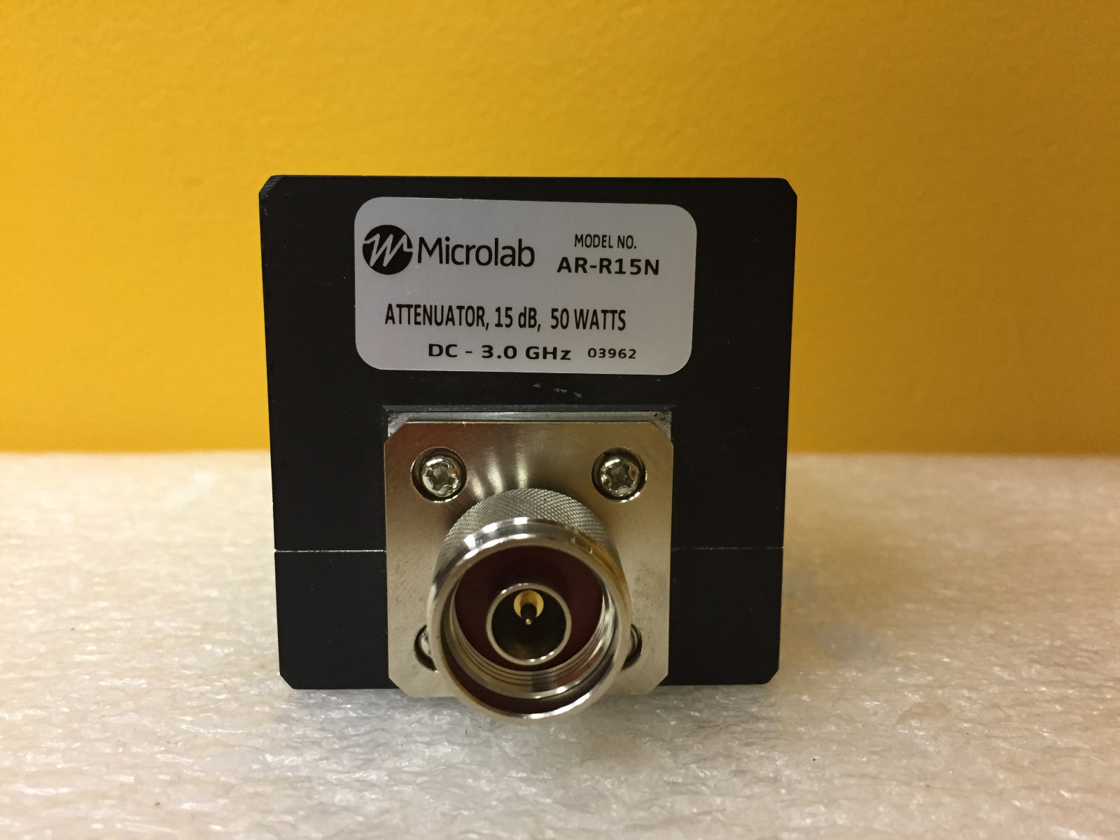 Microlab FXR AR-R15N DC to 3.0 GHz, 15 dB, Type N (M-F) Coaxial ...