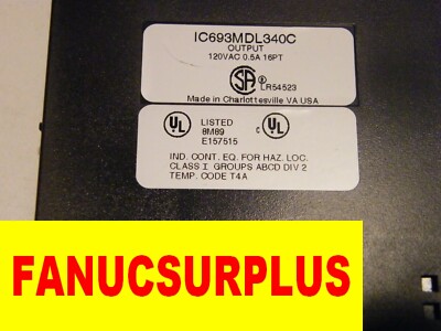 GE FANUC IC693MDL340C IC693MDL340 D E IC693MDL340F 1 YEAR WARRANTY | eBay
