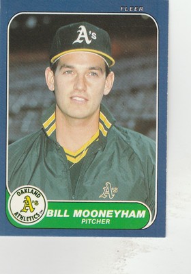 FREE SHIPPING-MINT-1986 (ATHLETICS) Fleer Update #77 Bill Mooneyham | eBay