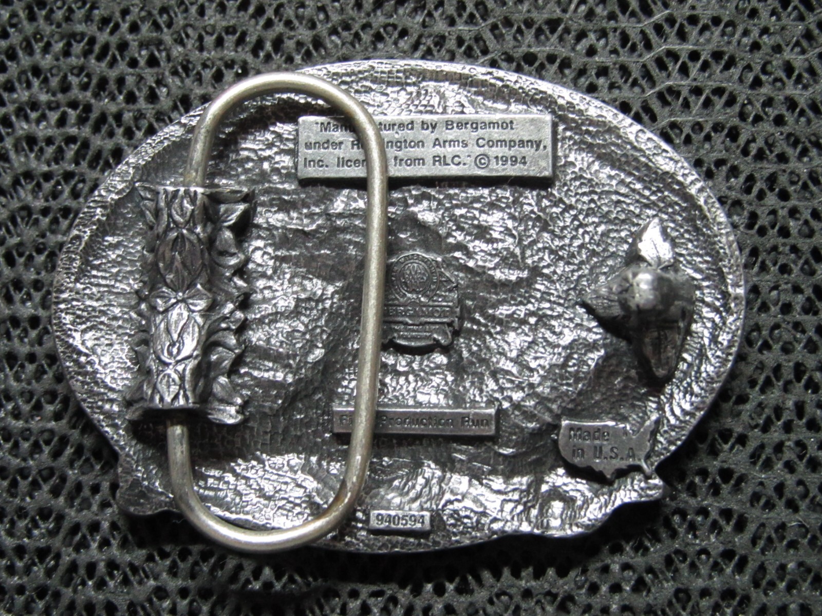 REMINGTON ARMS DEER BUCK PORTRAIT BELT BUCKLE! VINTAG… - Gem