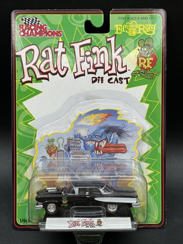 2000 Racing Champions RAT FINK RF BLACK EDSEL 1:64 Ed Big Daddy Roth ...
