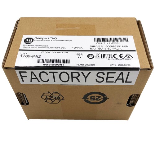 1769-PA2 New AB Original Sealed CompactLogix AC 2A/0.8A Power Supply ...