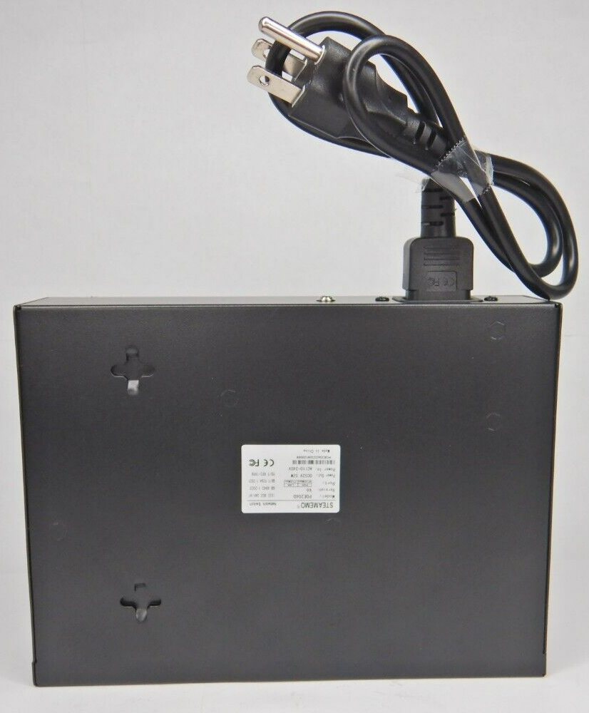 STEAMEMO AI PoE Switch 52V 65W 4 POE Ports +2 Uplink 100Mbps Model ...