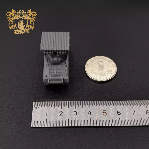 3D Printed 1/144 U.S. M4- Pipe Organ Rocket Launcher Tank Uncolored ...