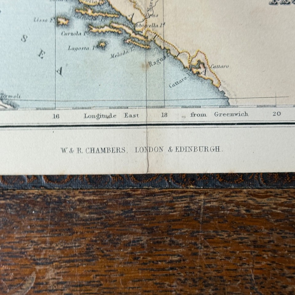Antique 1840 Map of Austria Hungarian Monarchy By W&R Chambers | eBay