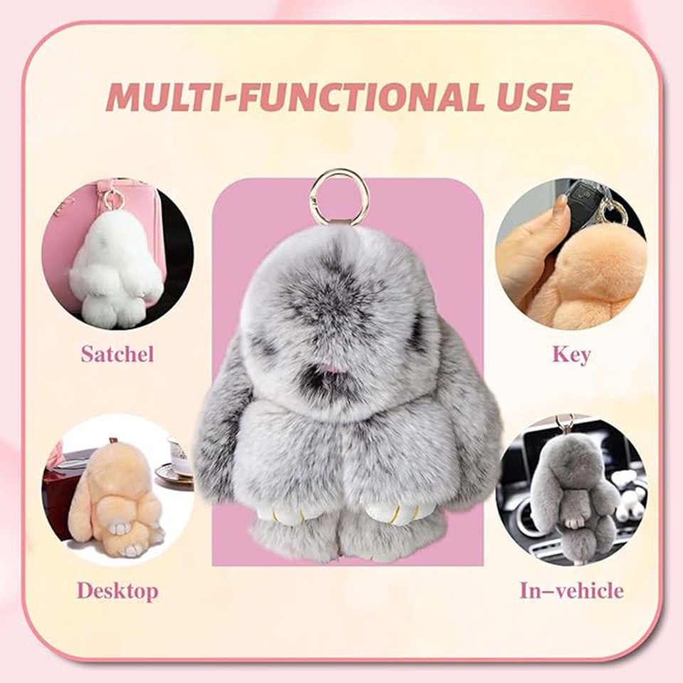 Christmas Bunny Lulu Keychain,2024 New Bunny Lulu Keychain Cute Bag ...