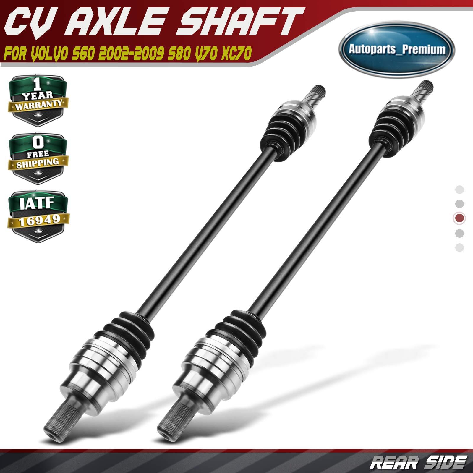 2x Rear Left &Right CV Axle Assembly for Volvo S60 2002-2009 S80 V70 ...