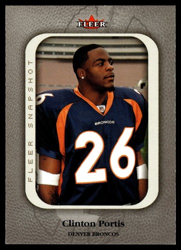 Clinton Portis 2003 Fleer Snapshot A Card #26 | eBay