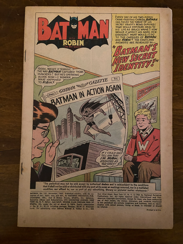 BATMAN #151 (DC, 12/1962) PR NO COVER Finger/Kane/Moldoff | eBay