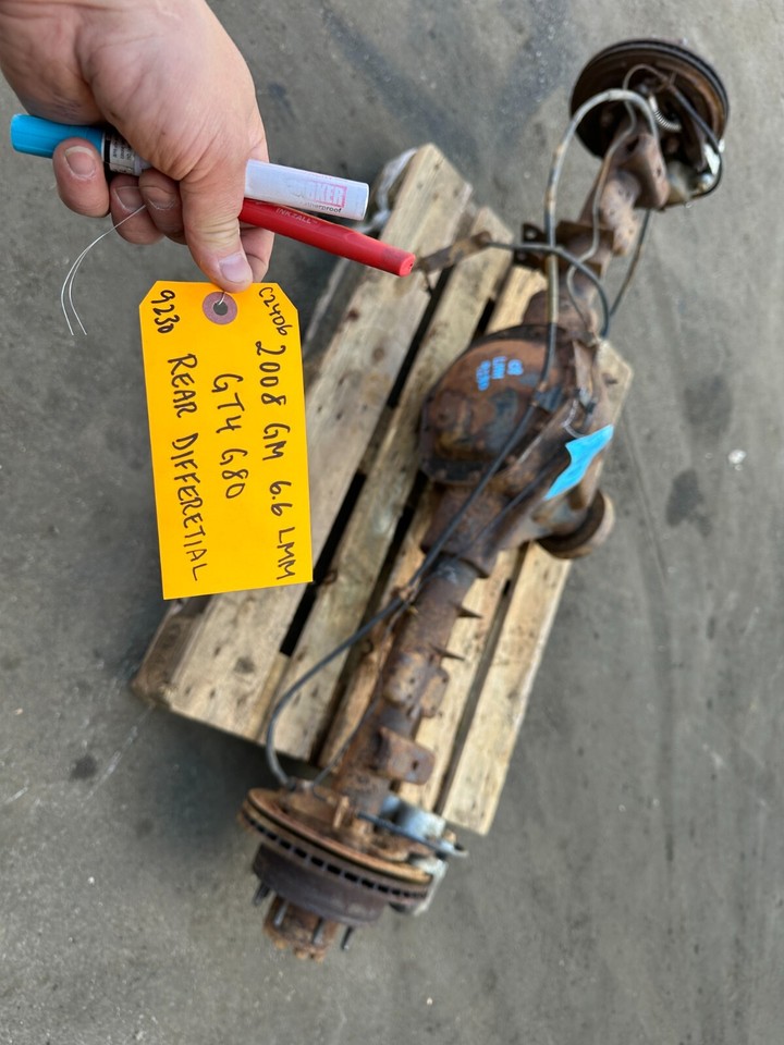 08 09 10 GMC SIERRA SILVERADO 2500HD 3500HD SRW REAR DIFFERENTIAL AXLE ...