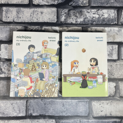 Nichijou My Ordinary Life Manga Books 2 & 3 by Keiichi Arawi - ENGLISH ...