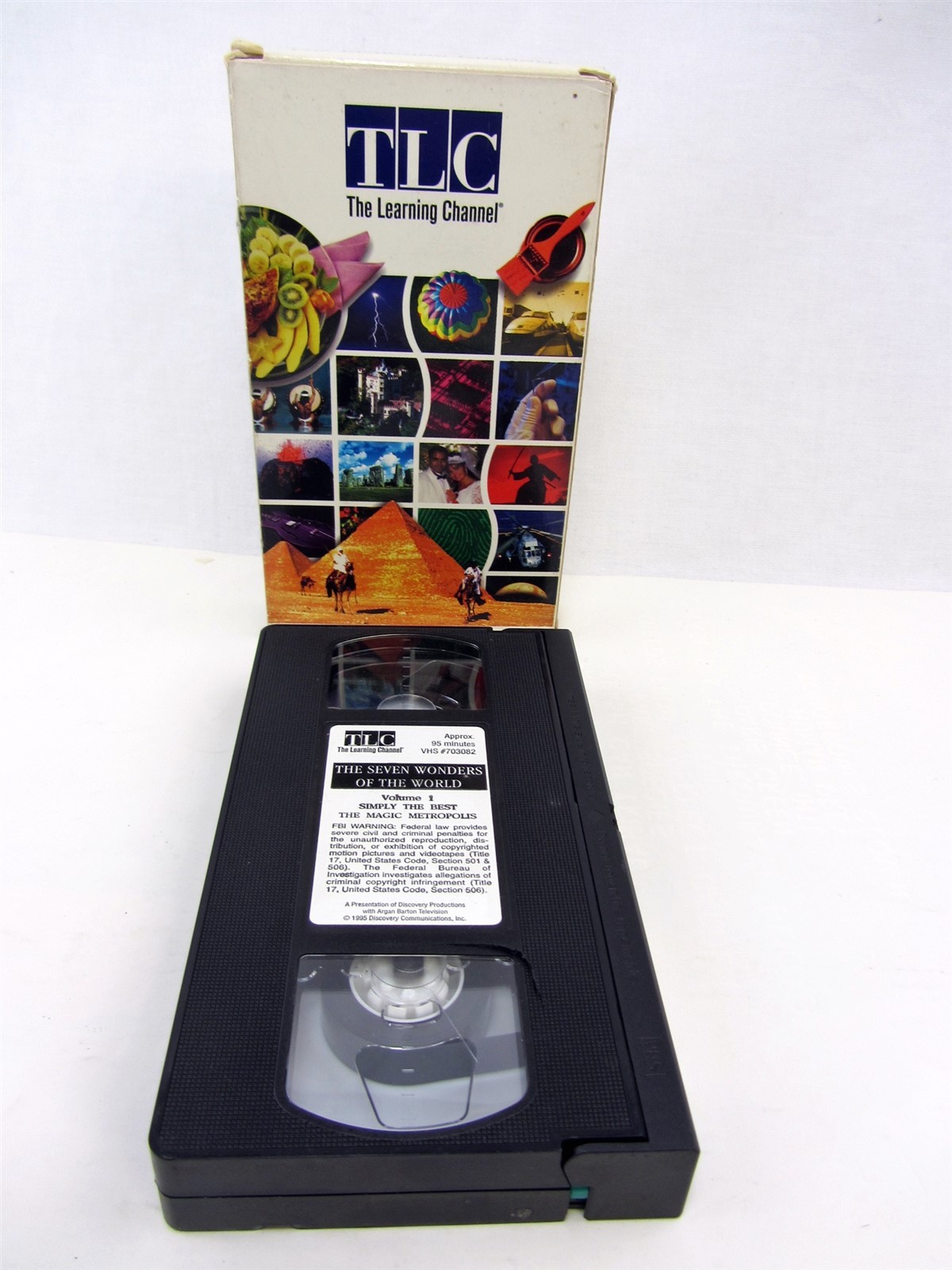 VHS - TLC Learning Channel THE SEVEN WONDERS OF THE WORLD Vol 1 ...