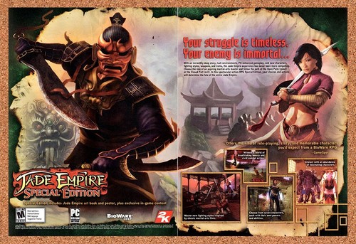 2007 Jade Empire Special Edition PC Original Advertisement / Retro ...