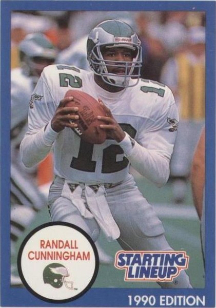 1990 Kenner Starting Lineup - Blue Border Randall Cunningham for sale ...