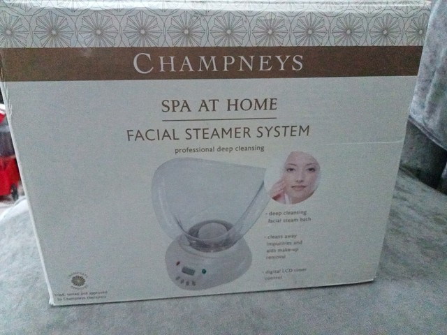 Champneys Spa at Home Facial Steamer Deep Cleansing System Boxed for ...
