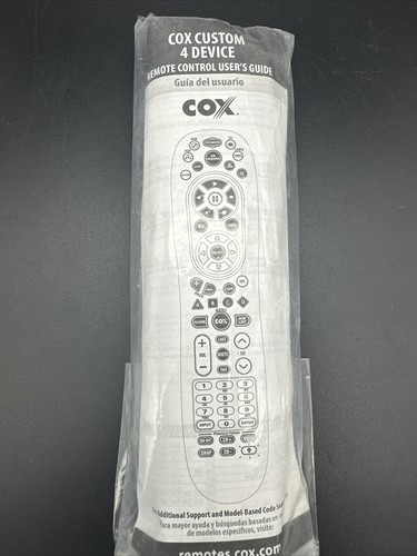 NIP Universal Cox Digital Cable TV Multi Device Remote Control URC-8820 ...