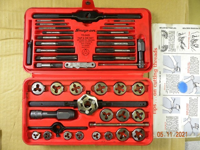 Snap-on 41 PC USA Tap and Die Set TD2425 for sale online | eBay