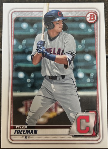 2020 Bowman Draft Tyler Freeman BD-78 RC Rookie Card Cleveland ...
