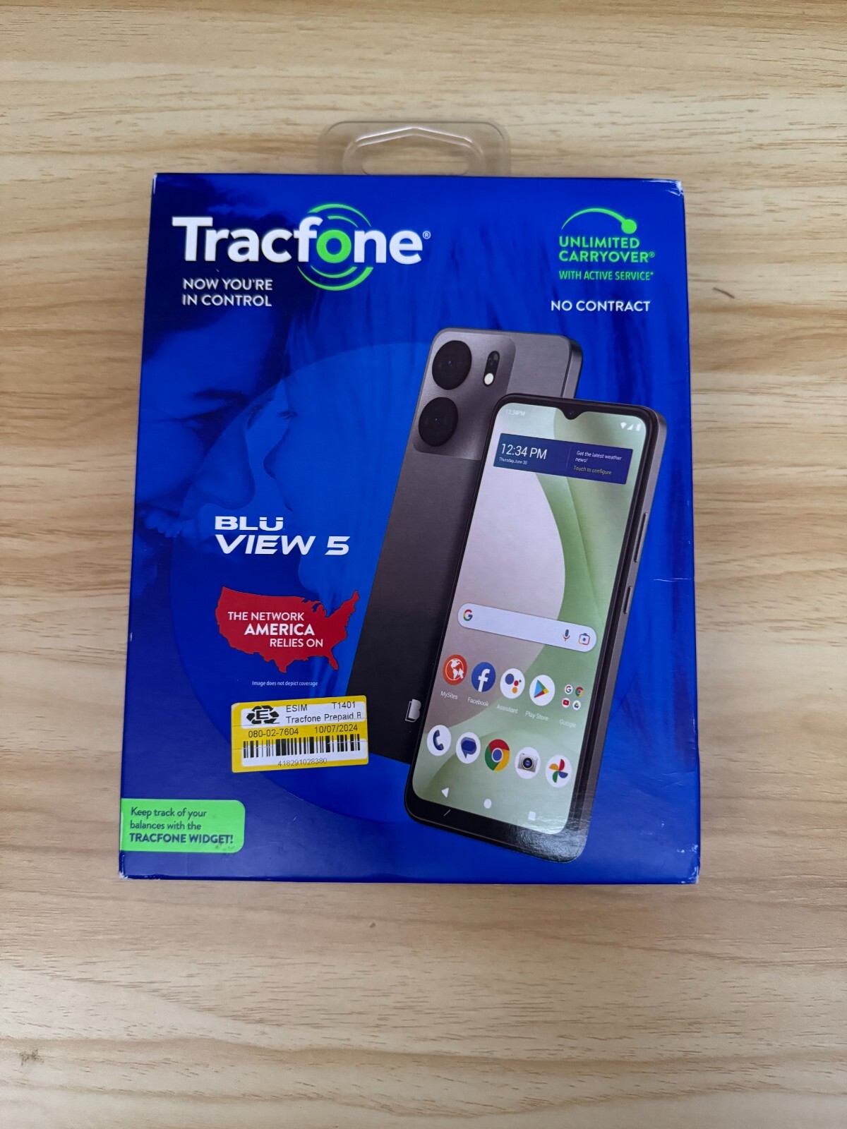 BLU View 5 (B160V) 64GB - Gray Prepaid Smartphone Black (TracFone ...