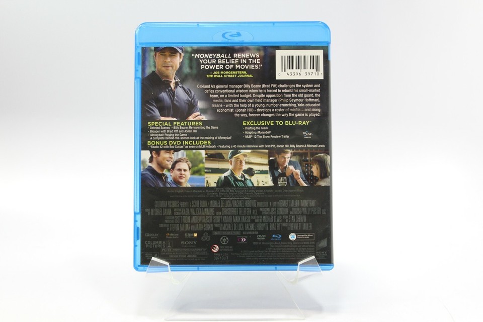 Money Ball - Blu-Ray DVD & Bonus Disc - 2012 - Used - Cleaned & Tested ...