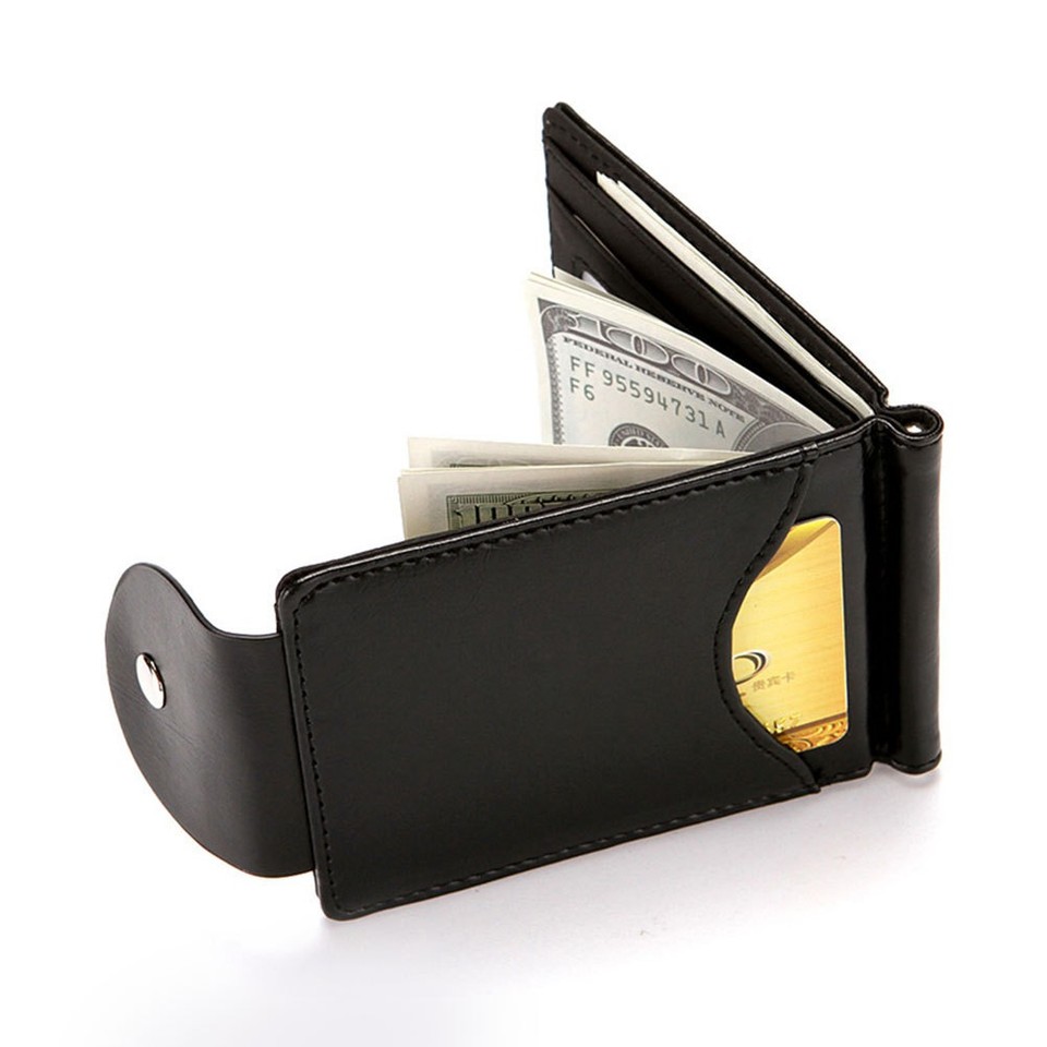 Practical Banknote Clip Men's Wallet Creative Bag Set Flipping Small ...