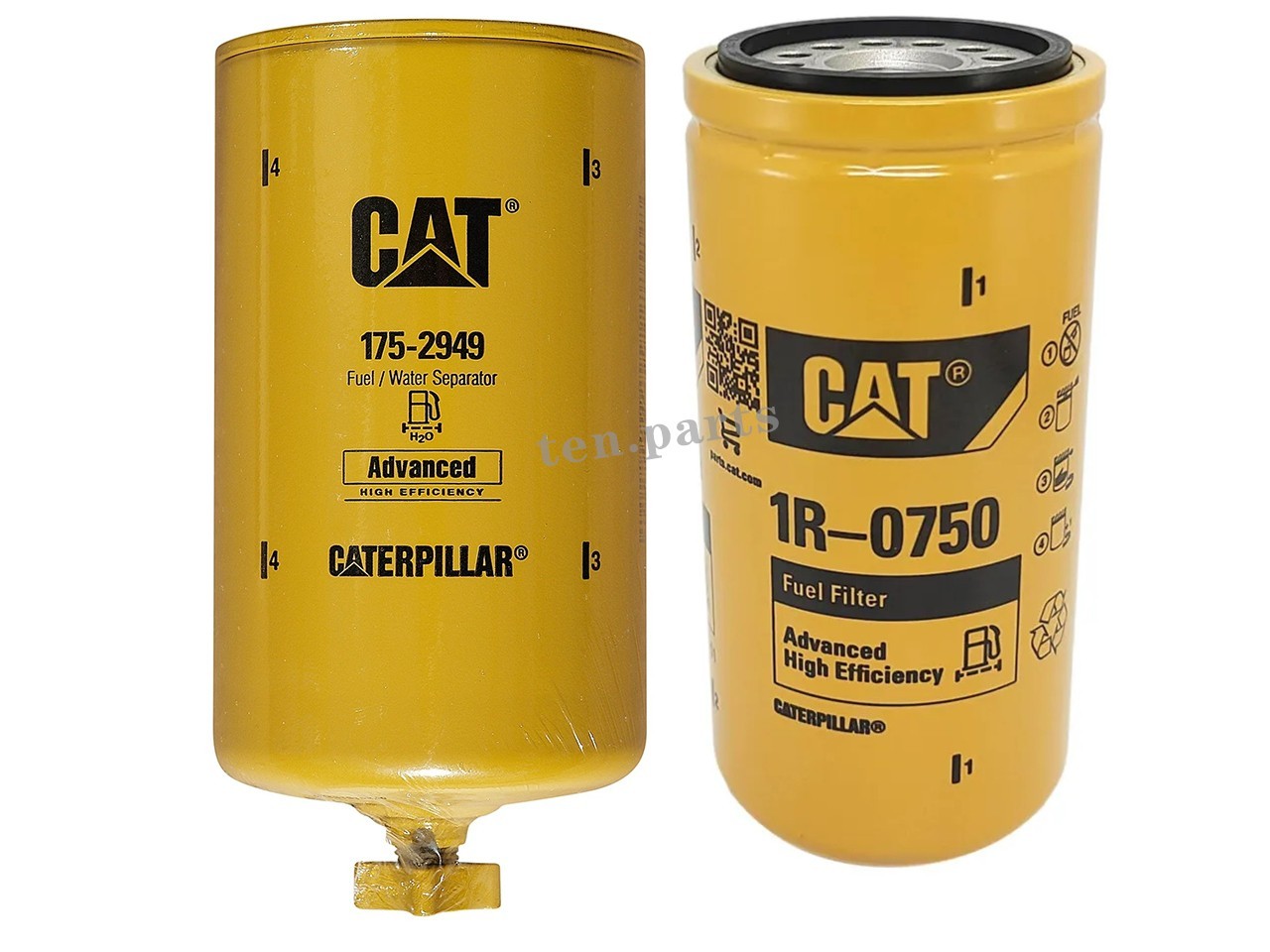 New CAT 175-2949&1R-0750 Fuel Filter and Water Separator Kit for Fass ...
